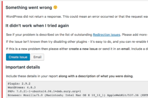 Reporting Bugs Redirection