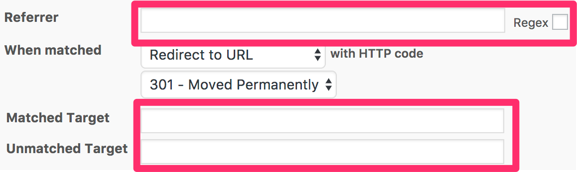 Matching Redirects – Redirection