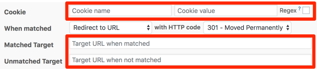 Matching Redirects – Redirection