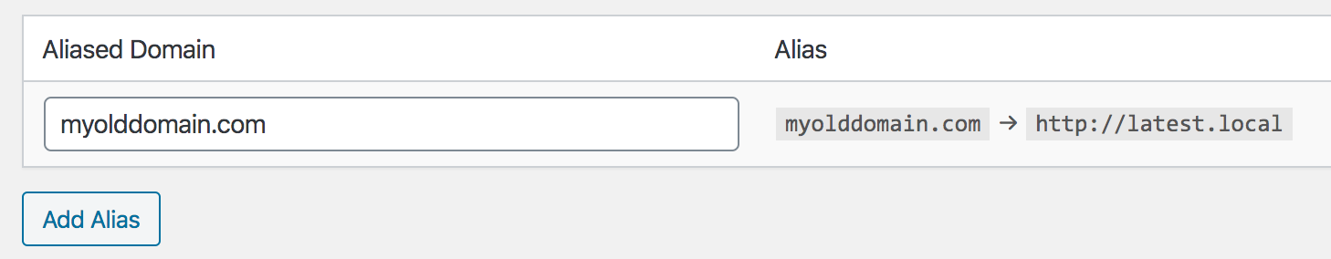 Site Options – Redirection