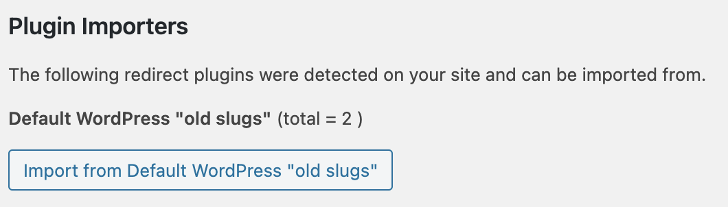 Import and Export – Redirection